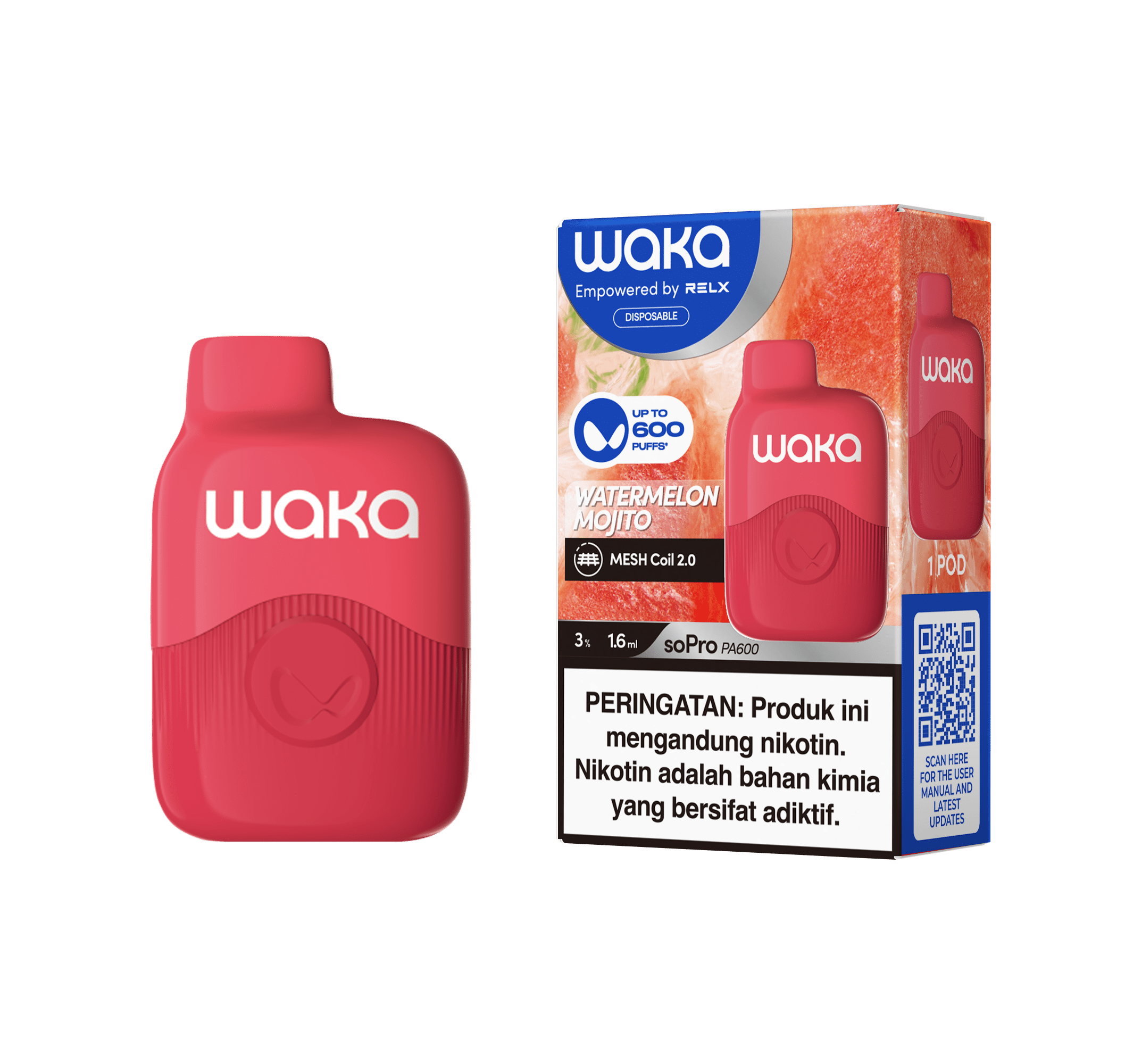 RELX Indonesia Official | WAKA soPro PA600 DISPOSABLE